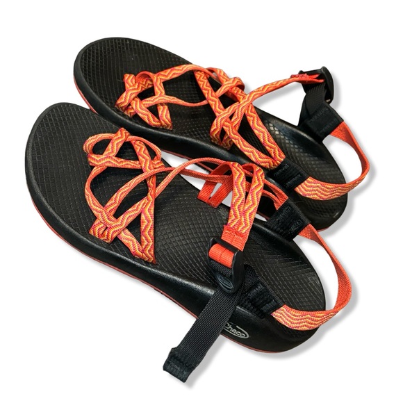 Chaco | Shoes | Chaco Z Cloud X2 Orange Sandals Vibram Sole Size | Poshmark